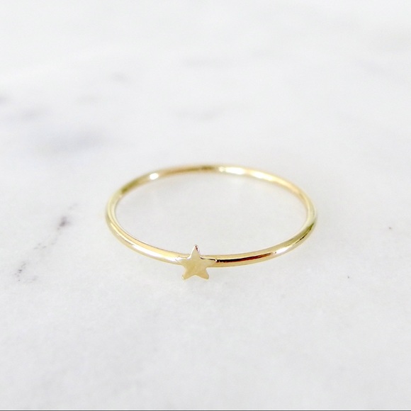 instant crush jewelry | Jewelry | Tiny Star Stacking Ring 4k Gold ...